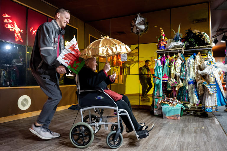 She’s 93, from Wales, and obsessed with the Mummers. She flew to ...