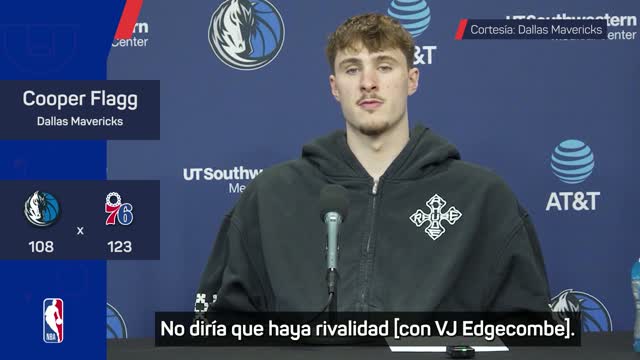 Cooper Flagg: "No hay rivalidad con VJ Edgecombe, hay mucho respeto y ...