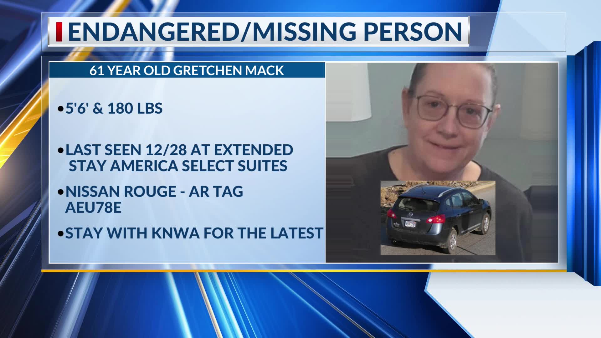 Missing/endangered person in Springdale