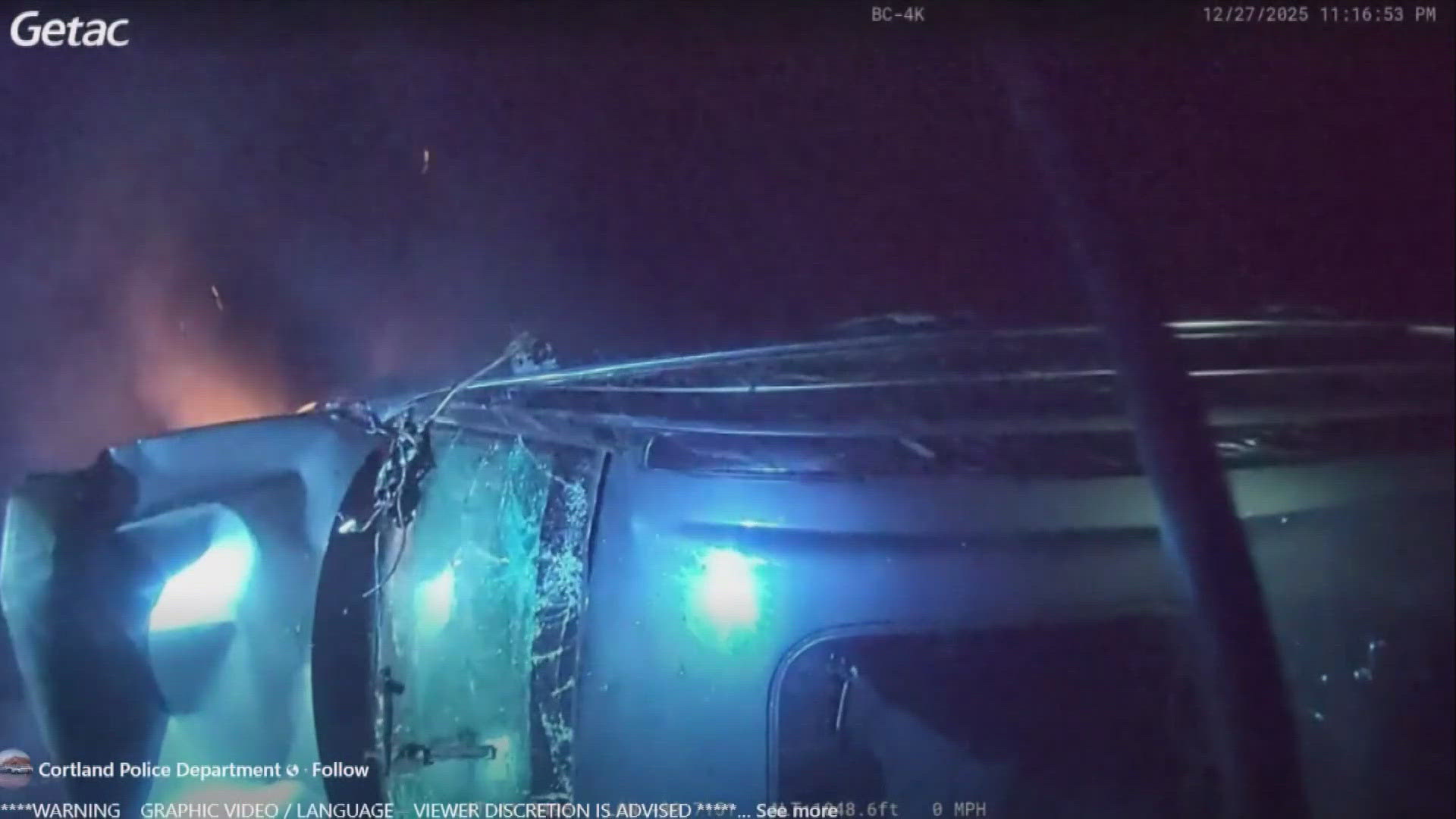 Northeast Ohio officers save man from burning car