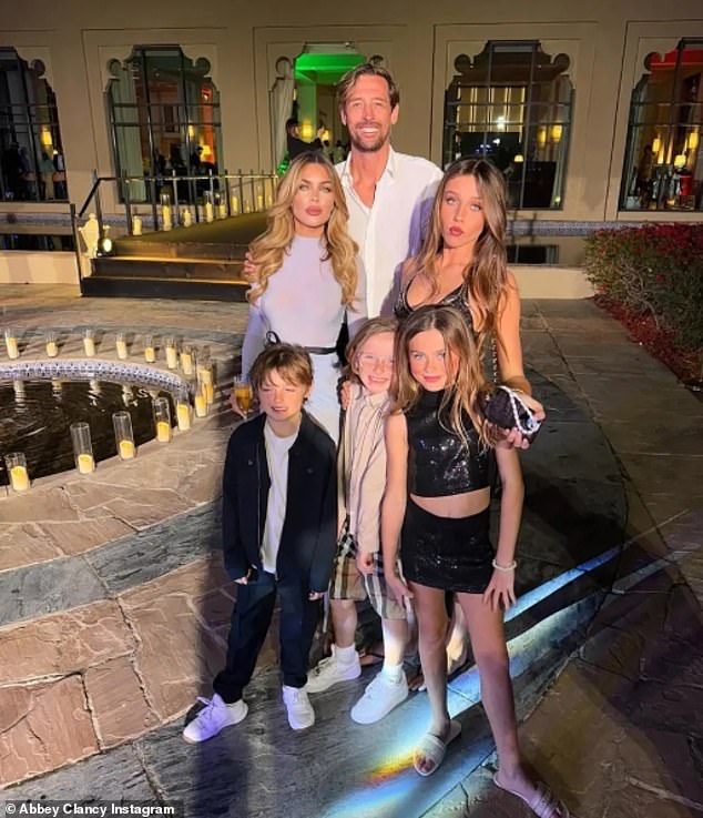 Abbey Clancy celebrates the new year alongside lookalike daughter ...
