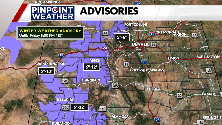 Denver weather: Partly sunny and mild
