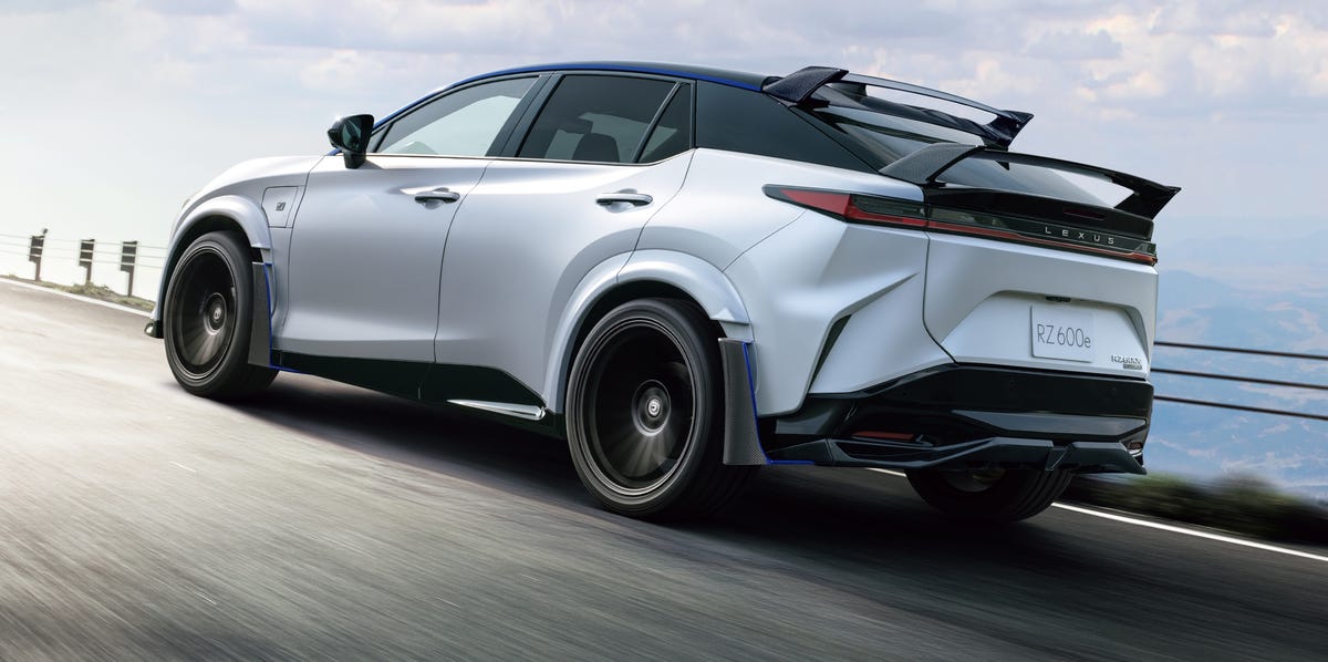 Lexus has a new F Sport Performance version of the RZ electric SUV, and ...