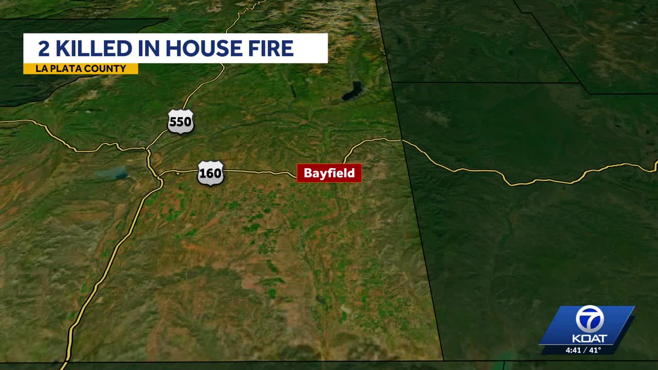 Two people killed in Bayfield, Colorado house fire