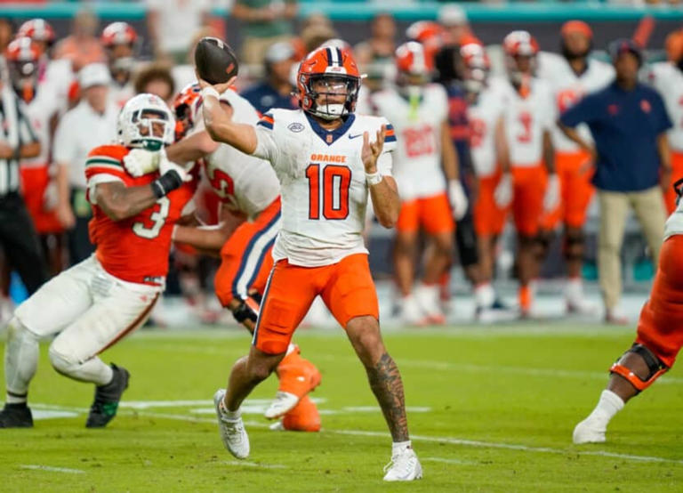 Syracuse QB Rickie Collins hits portal after starting five games this ...