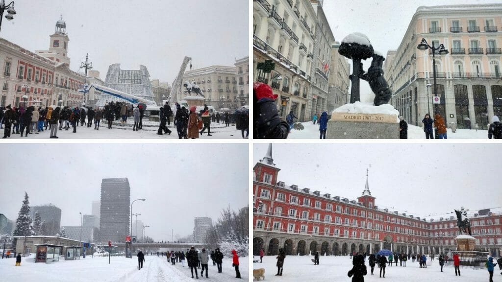 Estas son las grandes nevadas que paralizaron España y marcaron su historia