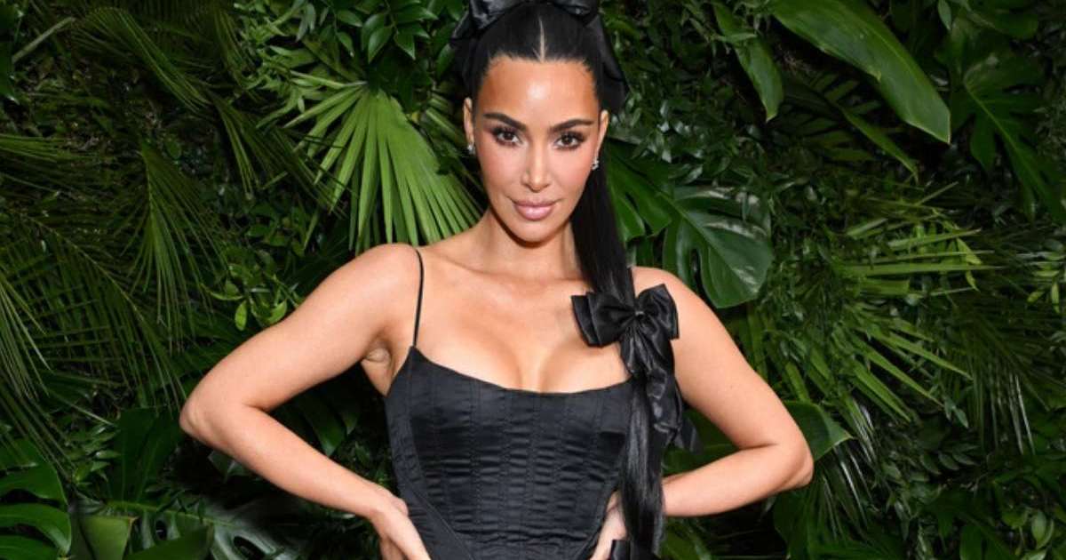 Kim Kardashian goes sheer in Ludovic de Saint Sernin dress in Aspen