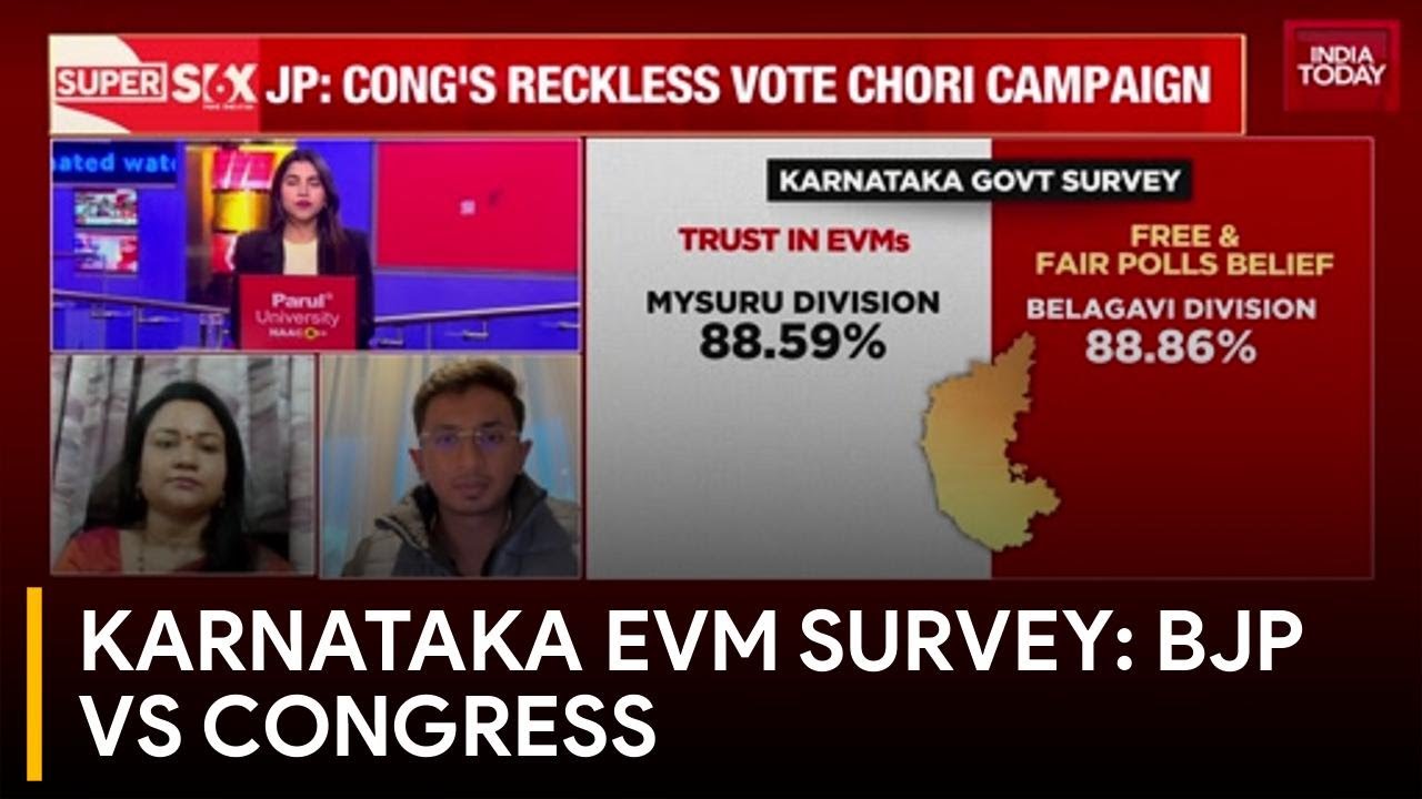 Karnataka EVM survey row: Congress questions sample size; BJP's Lakshmi ...