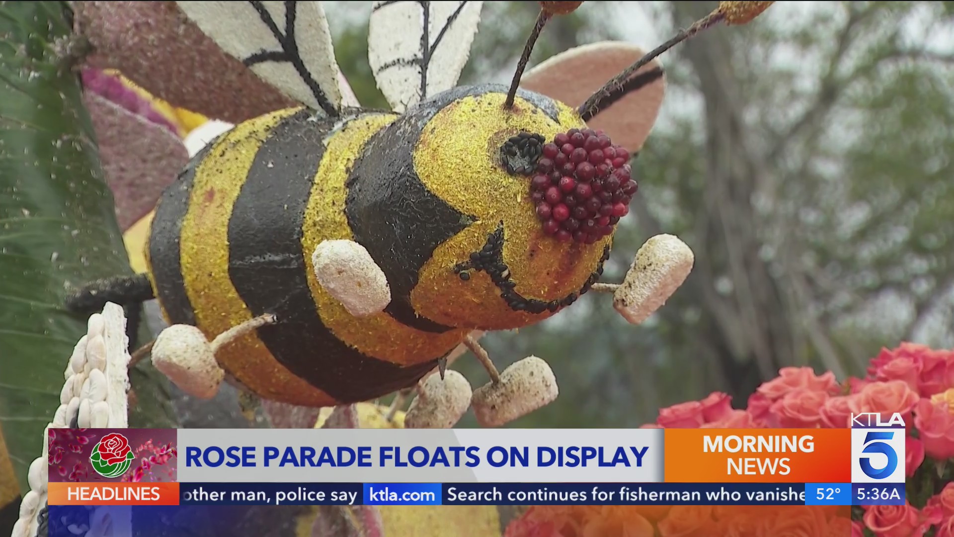 Floatfest opens in Pasadena with up-close look at Rose Parade floats
