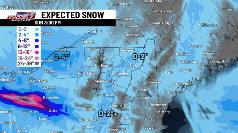 Frigid weekend ahead featuring light snow late Saturday