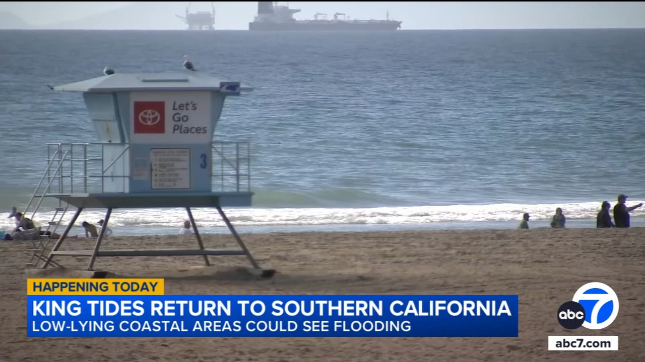 Low-lying coastal areas could see flooding as king tides return to SOCAL