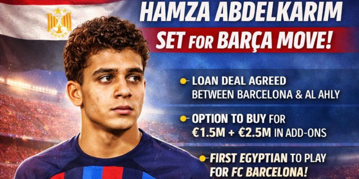 First ever Egyptian to FC Barcelona