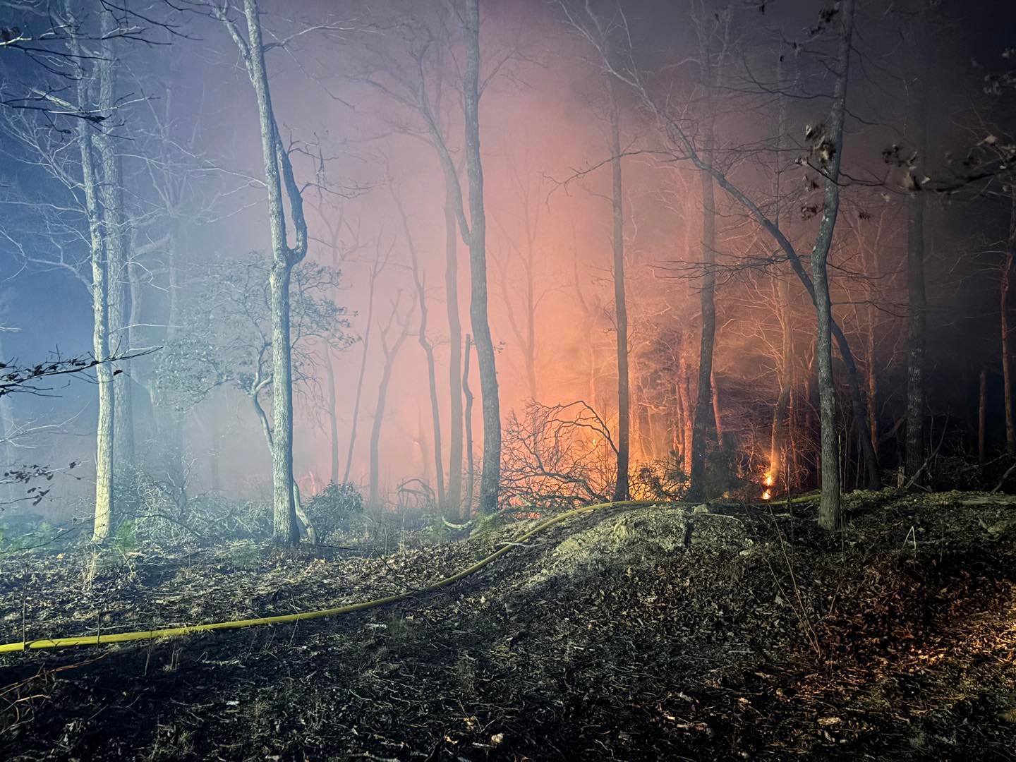 NC crews battle 20-acre wildfire near Lake Lure, Chimney Rock