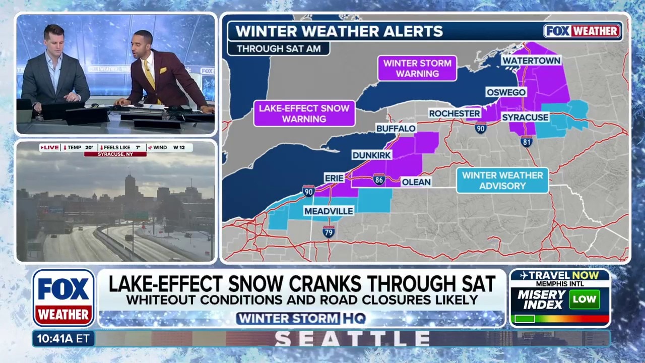 Several feet of snow possible near Lake Ontario as lake-effect snow ...