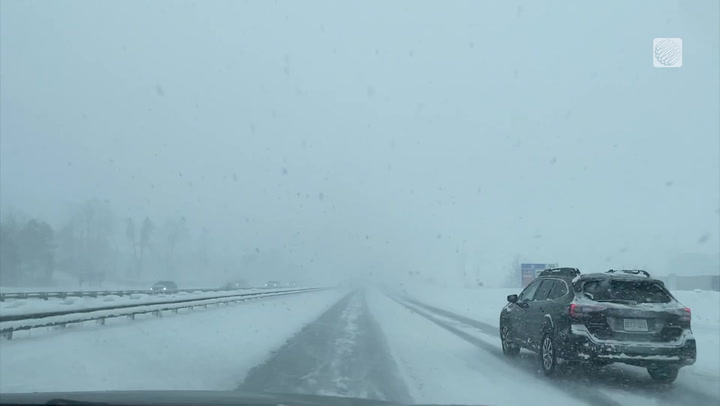 Barrie highways impacted by sudden snow squall