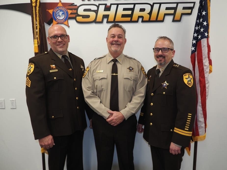 2 major promotions revealed by Will County Sheriff Mike Kelley