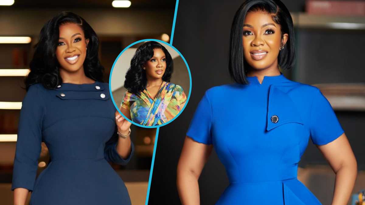 Serwaa Amihere flaunts her flat tummy as she slays in a stylish ...