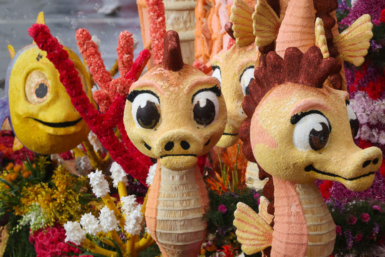 San Diego floats bloom bright at 2026 Rose Parade