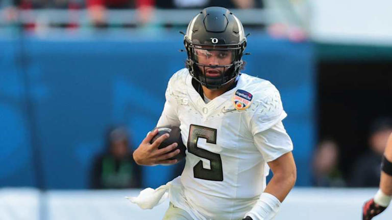 Oregon fans will love what Dante Moore said after winning Orange Bowl