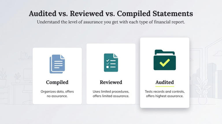 What is an audited financial statement?