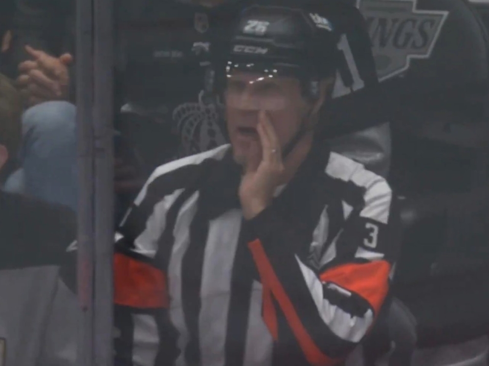 Will Ferrell dresses as NHL referee at LA Kings game, calls penalties ...