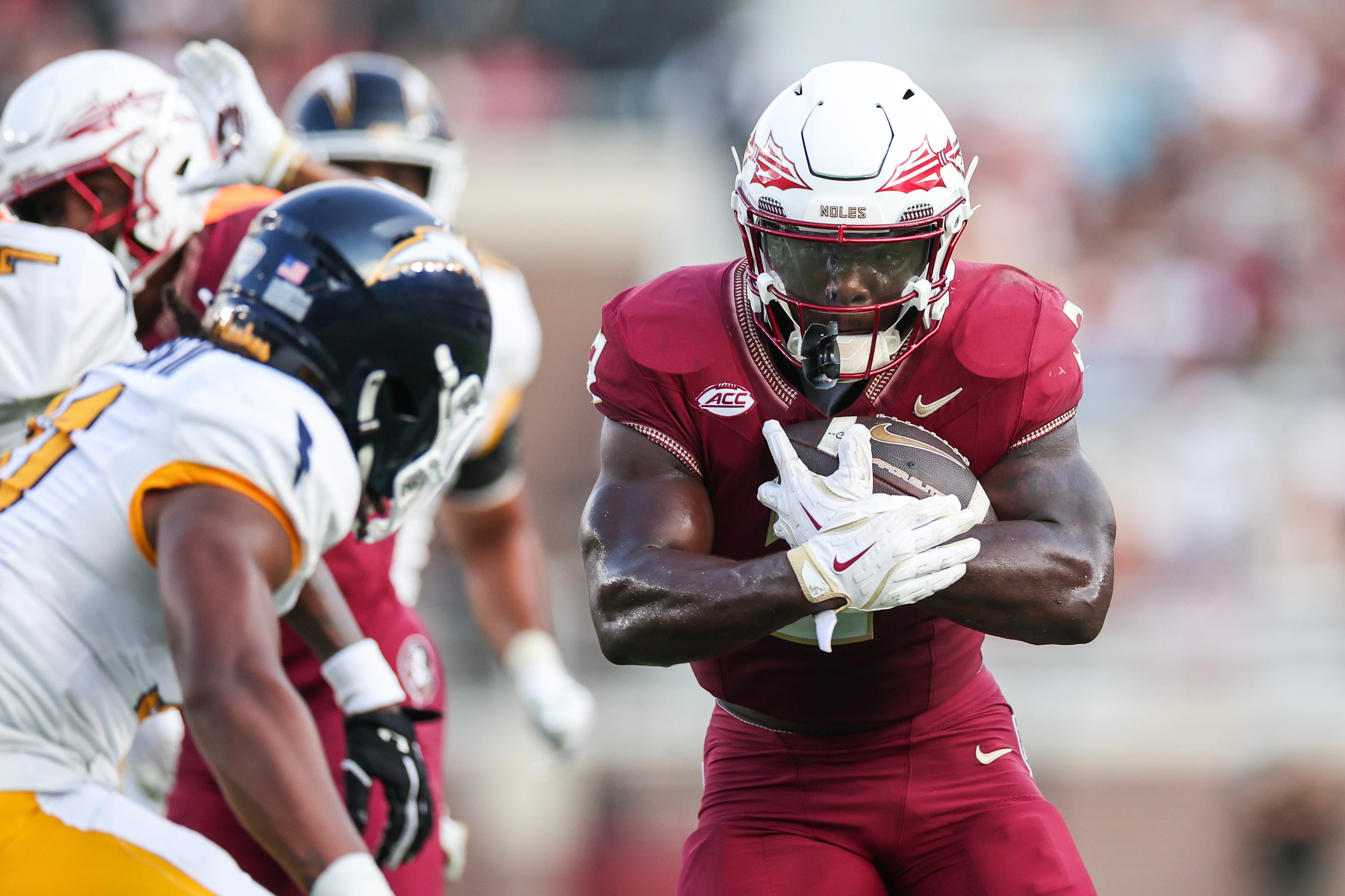 ACC running back transfer schedules Michigan State visit