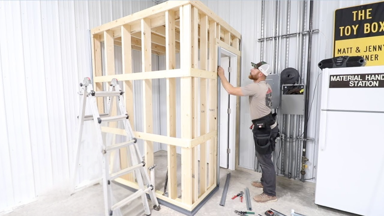 Building a small bathroom in the garage