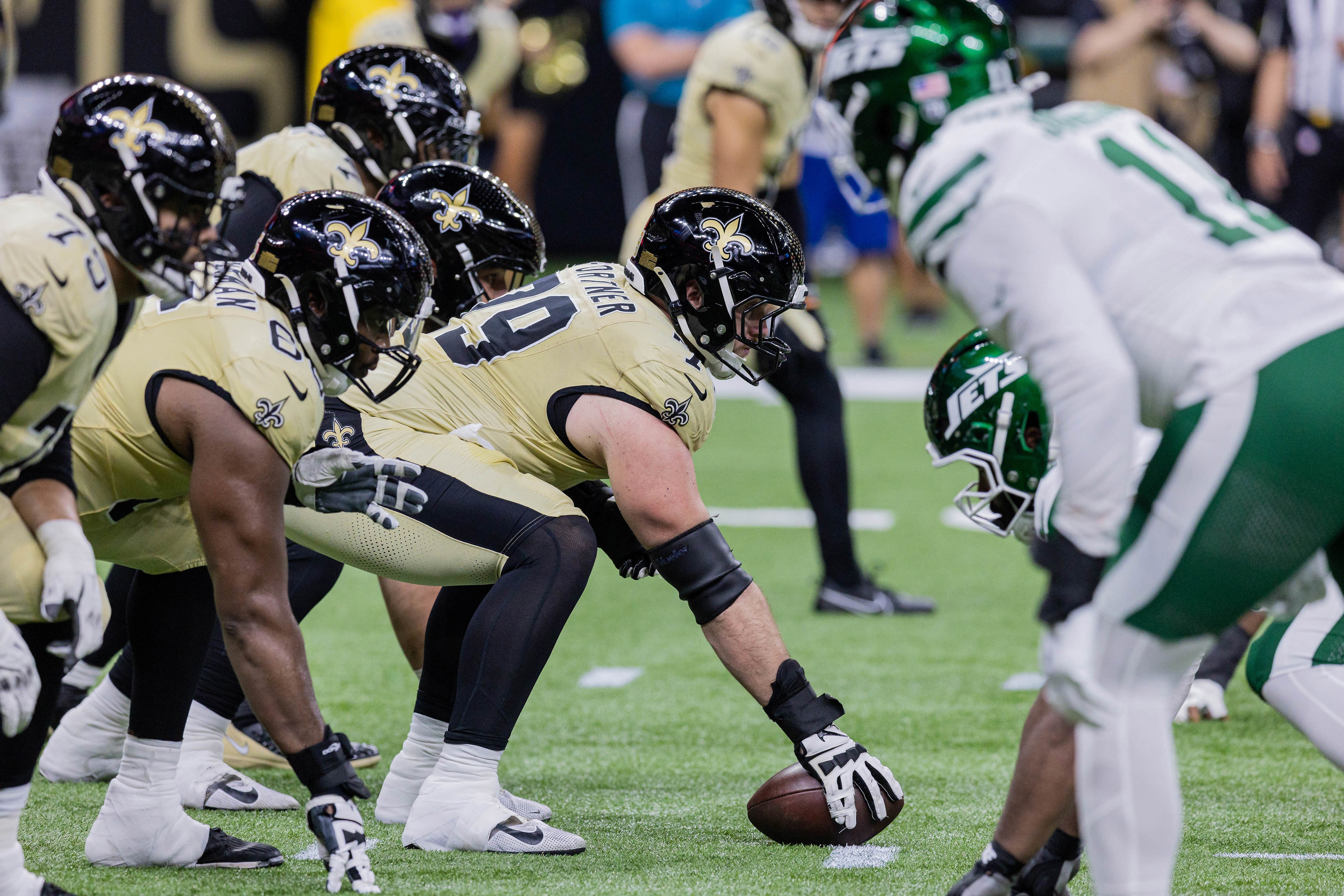 Saints used the second-most offensive line combinations this season