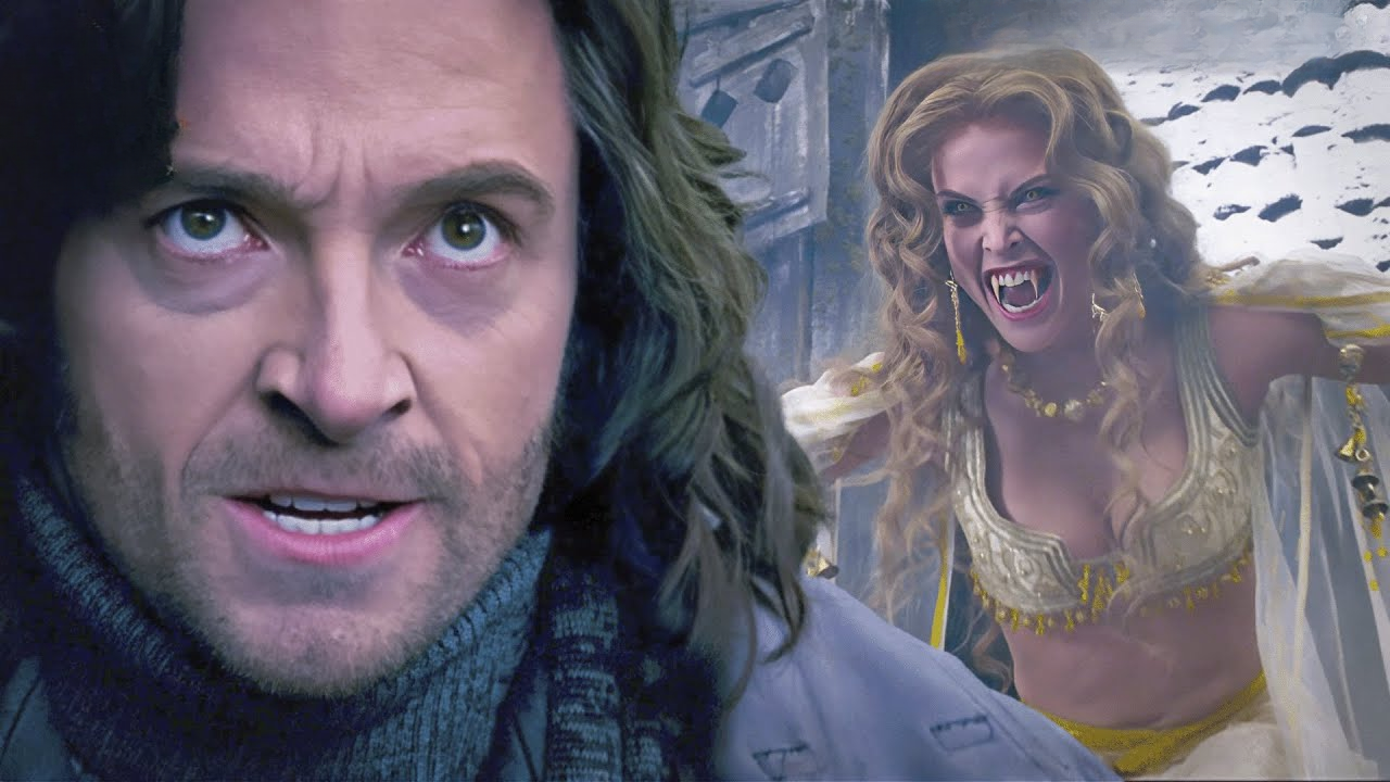 Vampire brides attack village (Hugh Jackman) - Van Helsing