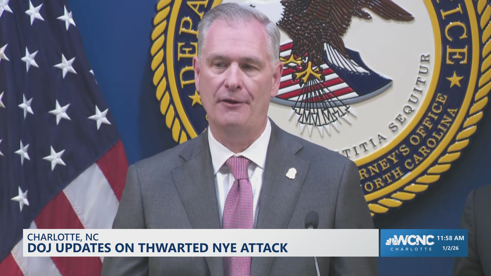 FBI, DOJ update on planned NYE attack in North Carolina: Full presser