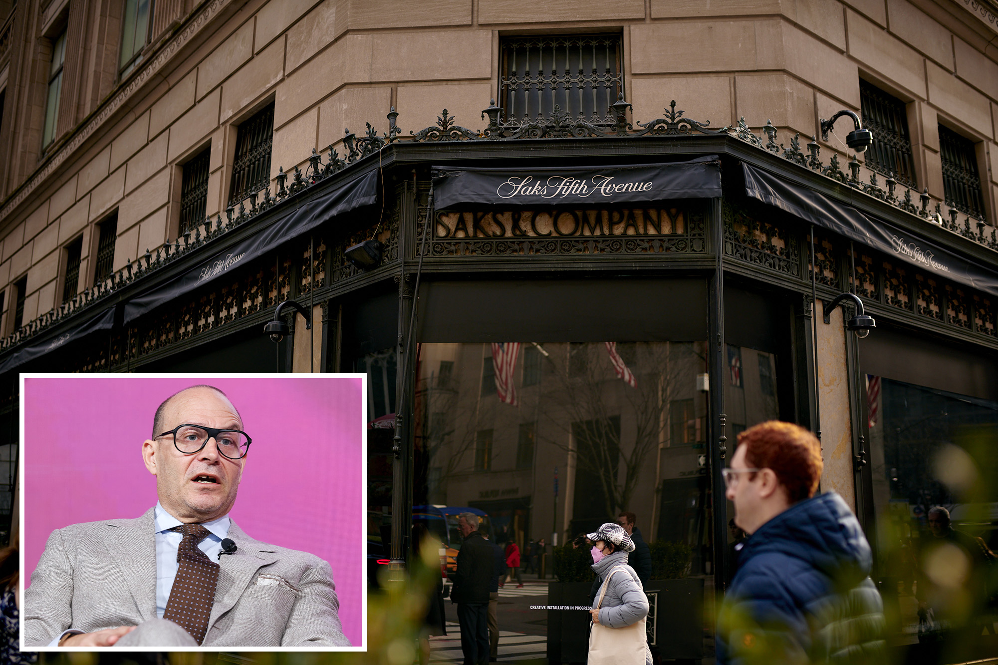 Saks owner races to raise $1B in financing as CEO steps down, possible ...