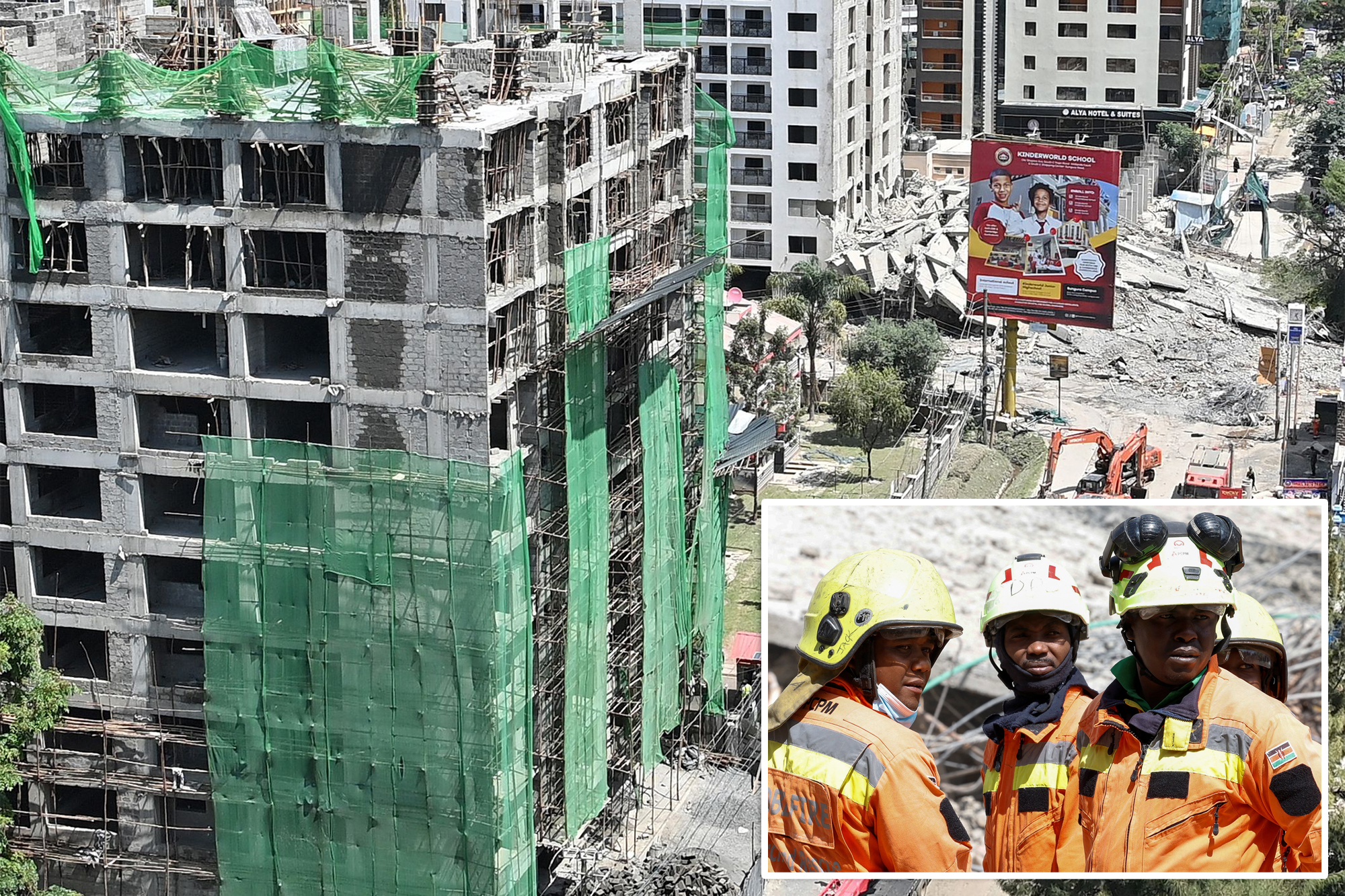 At least 4 trapped after multi-story building collapses in Kenya — as ...
