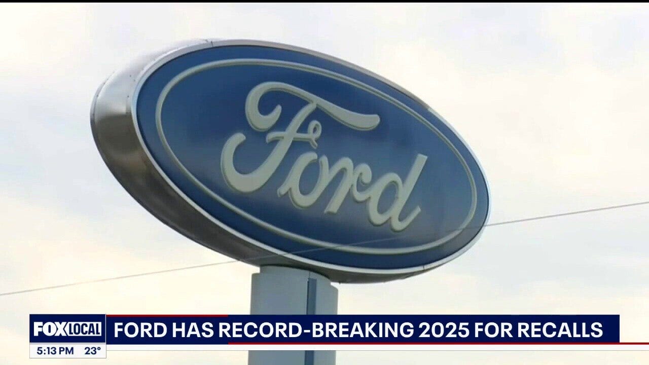 Ford Motor Company breaks recall mark in 2025