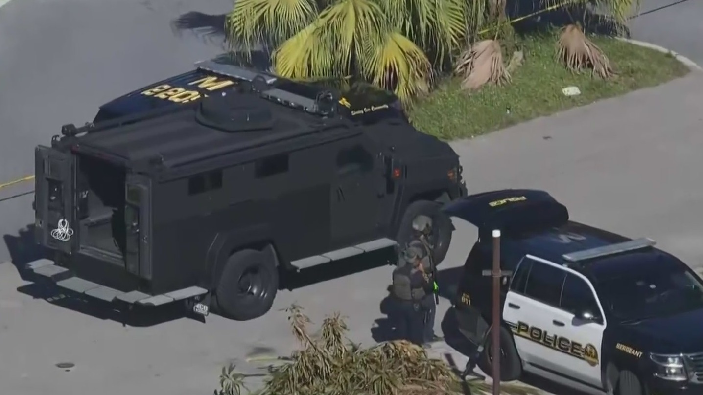 Armed man barricades himself inside Miramar home