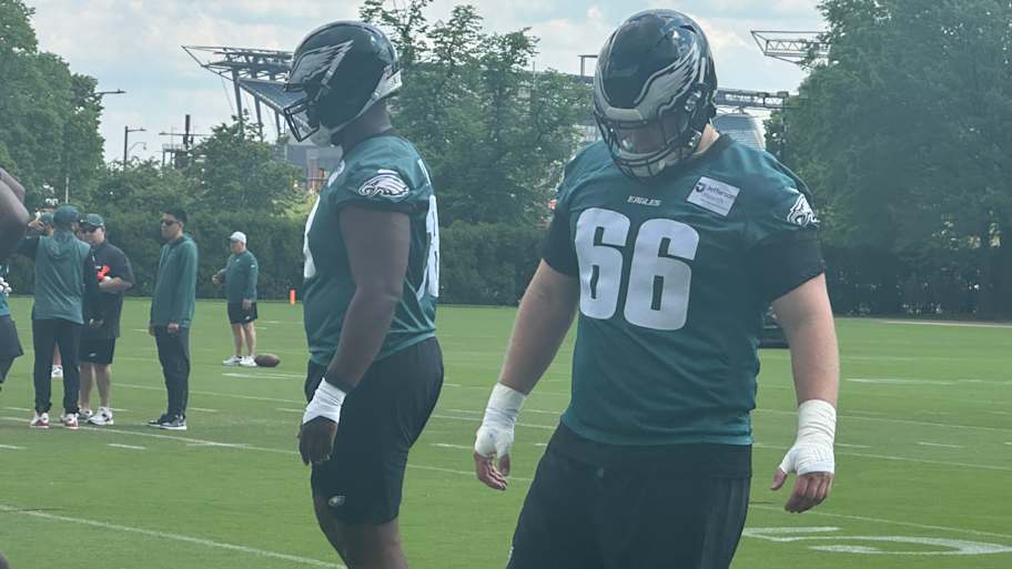 Eagles rookie excited to be in middle of action in Week 18