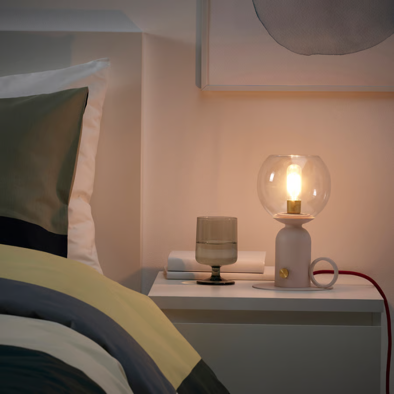 Ikea's vintage-style table lamp creates 'the perfect cozy atmosphere'