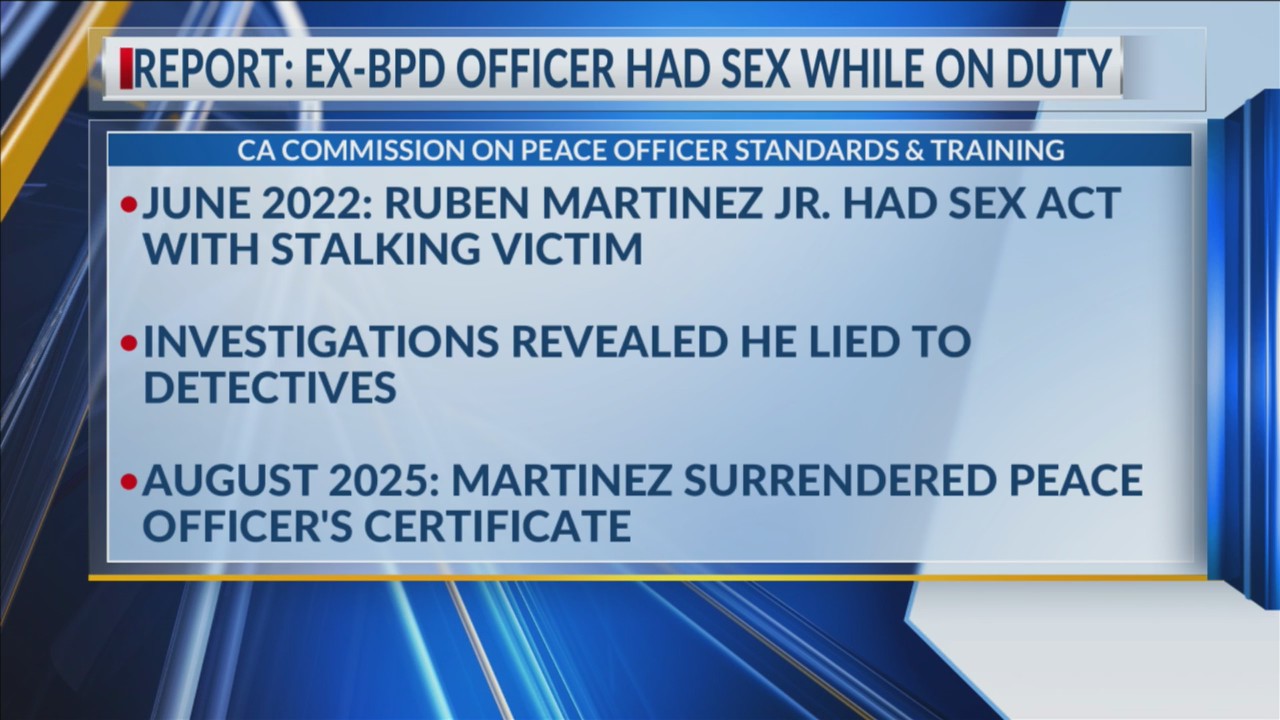 Ex-BPD officer lied about sex with stalking victim while on duty