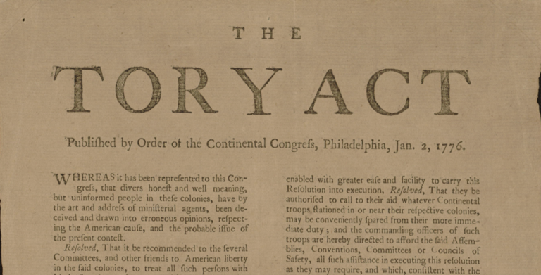 On this day: The Tory Act