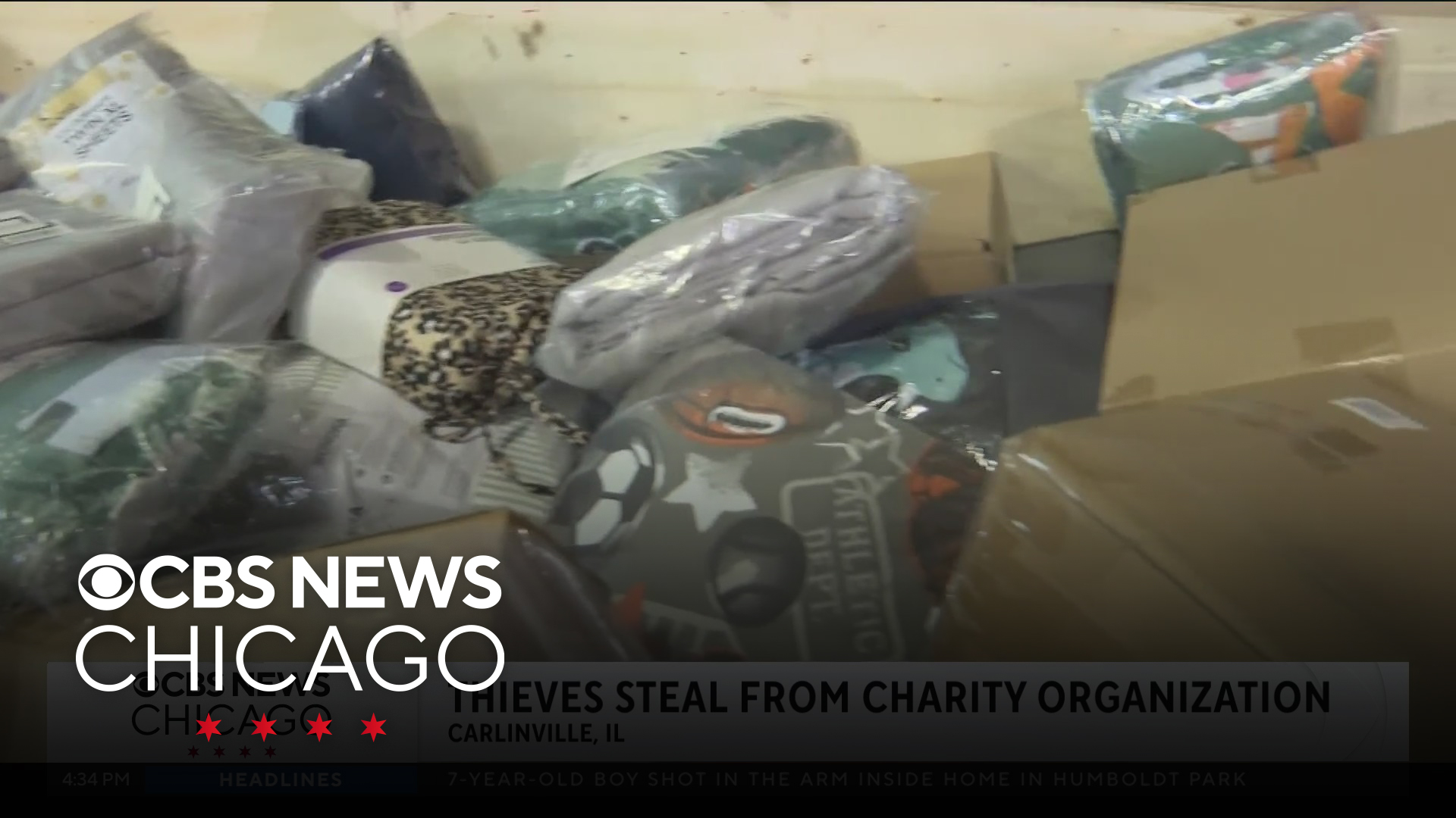 Thieves steal from charity organization that sets kids up with bedding
