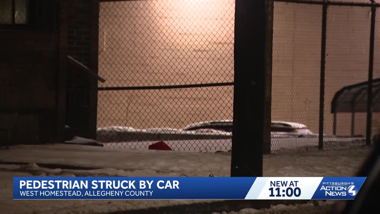 Pedestrian struck by car in West Homestead