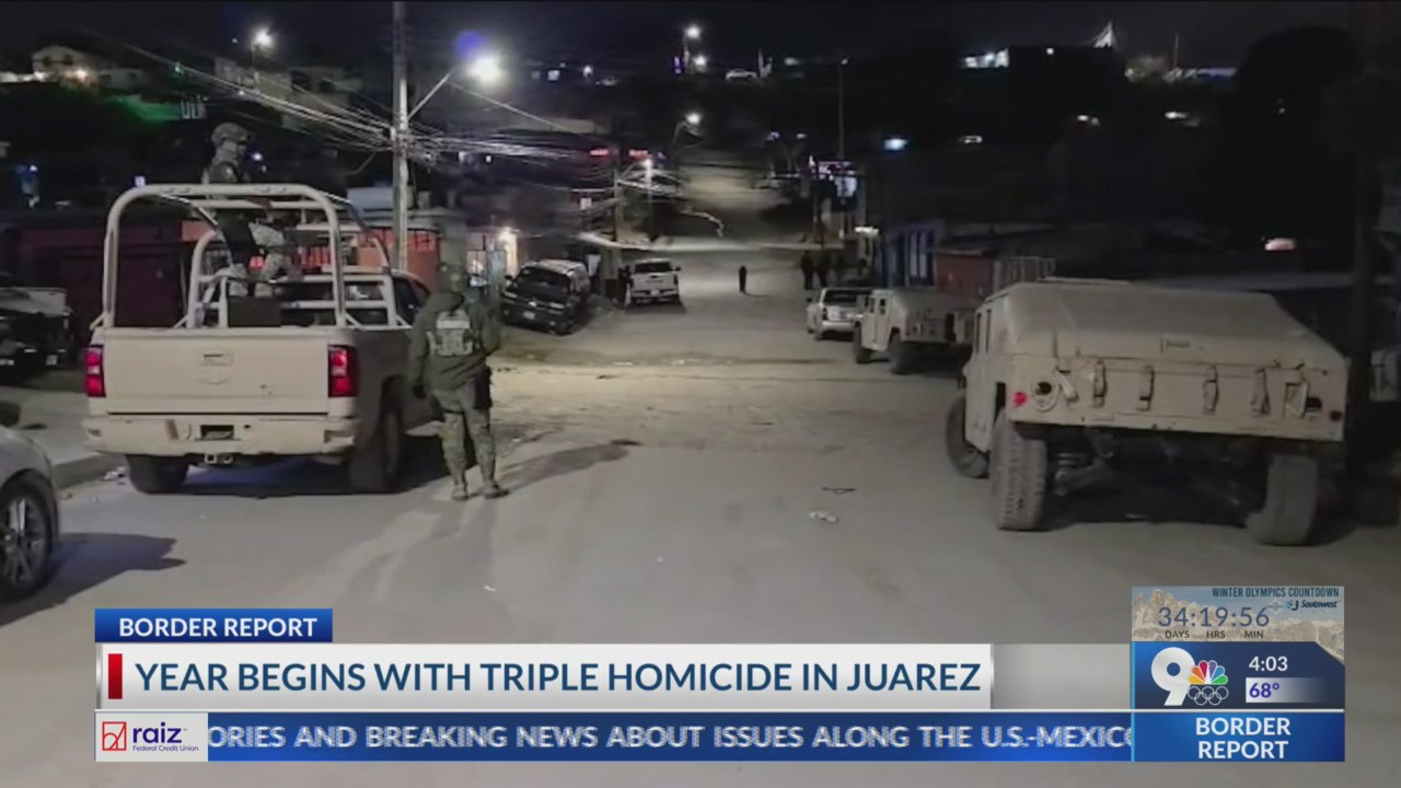 Juarez police investigate triple murder on New Year’s Day