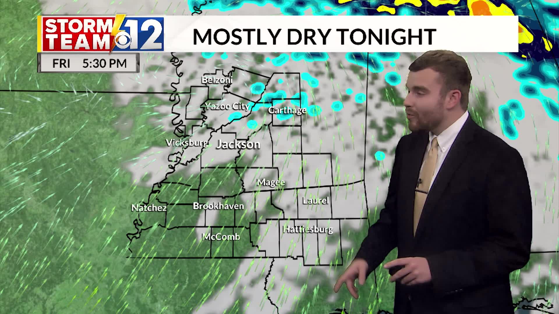 6 PM Saturday weather update