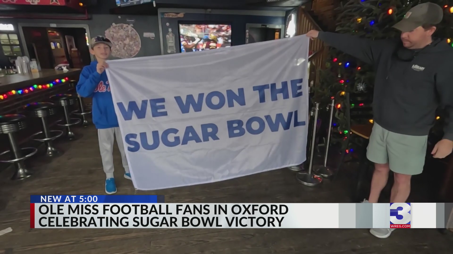 Oxford fans celebrate Sugar Bowl victory