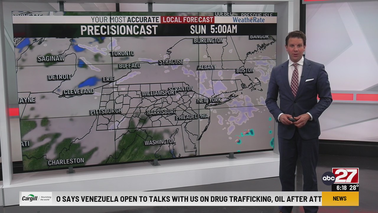 Eric's Friday PM forecast update