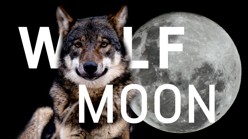 Rise of the super wolf moon on Jan. 3-4