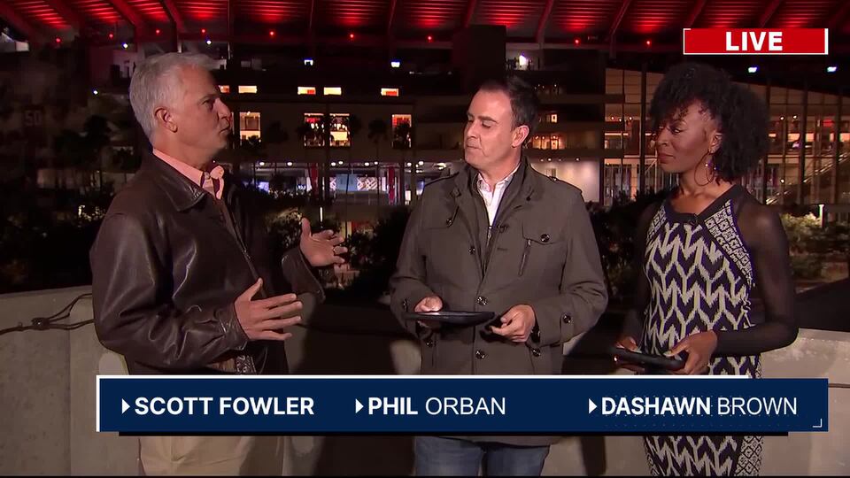 The Charlotte Observer's Scott Fowler joins Eyewitness Live at the game