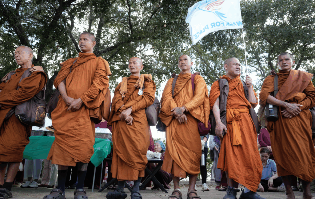 Here’s the real reason folks in Atlanta love Buddhist monks walking for ...