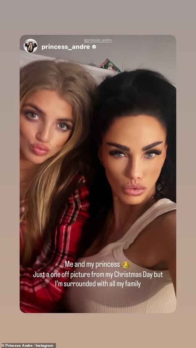 Katie Price films scenes for Princess Andre's reality show after being ...