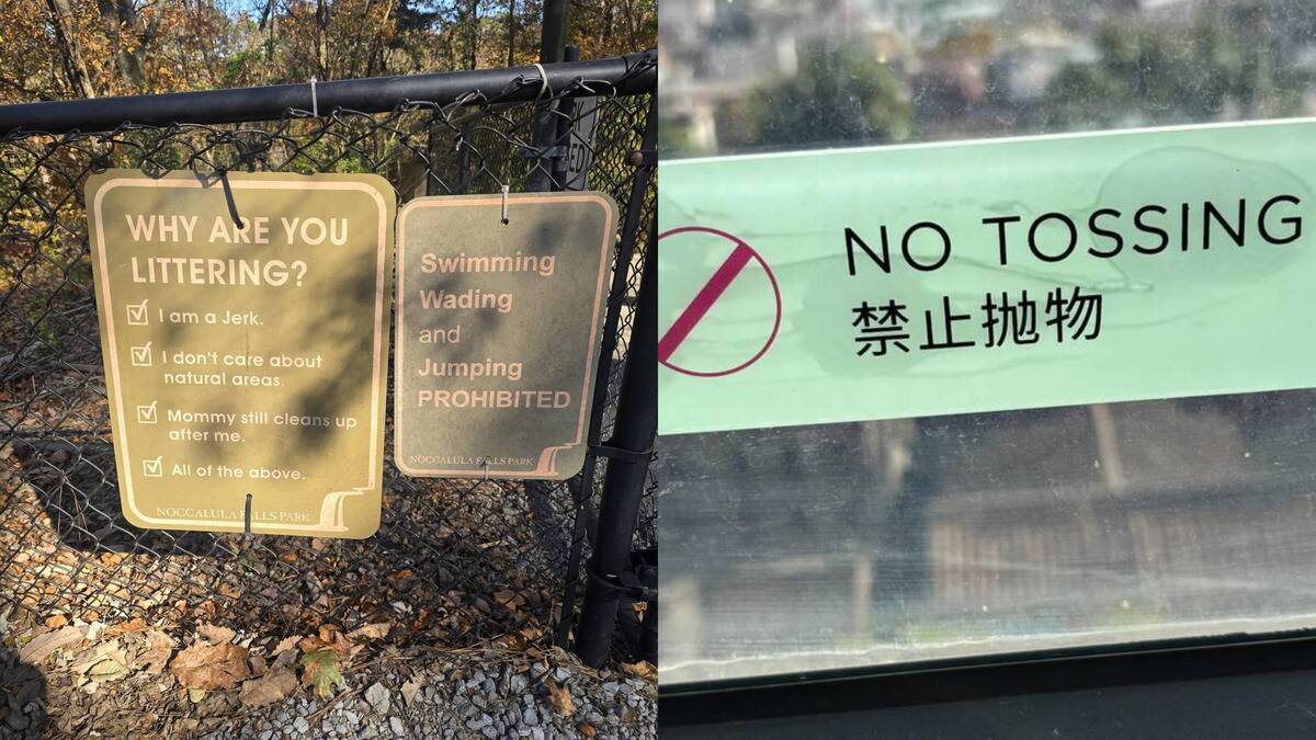 Ridiculous signs & unintended comedy: A gallery of guffaws