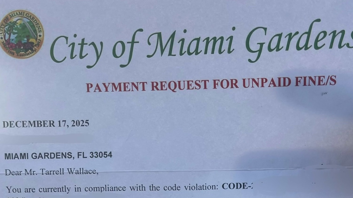 Miami Gardens man faces new fines from city over swales